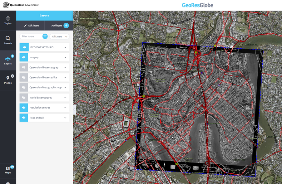 Georeference an image - GeoResGlobe